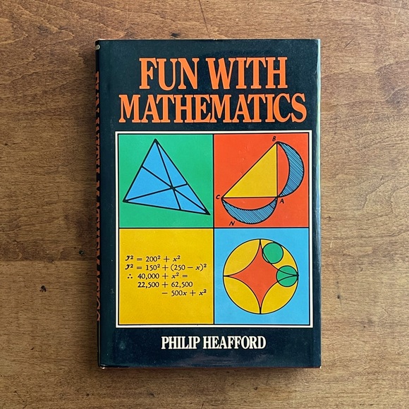 Accents | Used Hardcover Book Fun With Mathematics Philip Heafford Math Recreations Puzzle ...